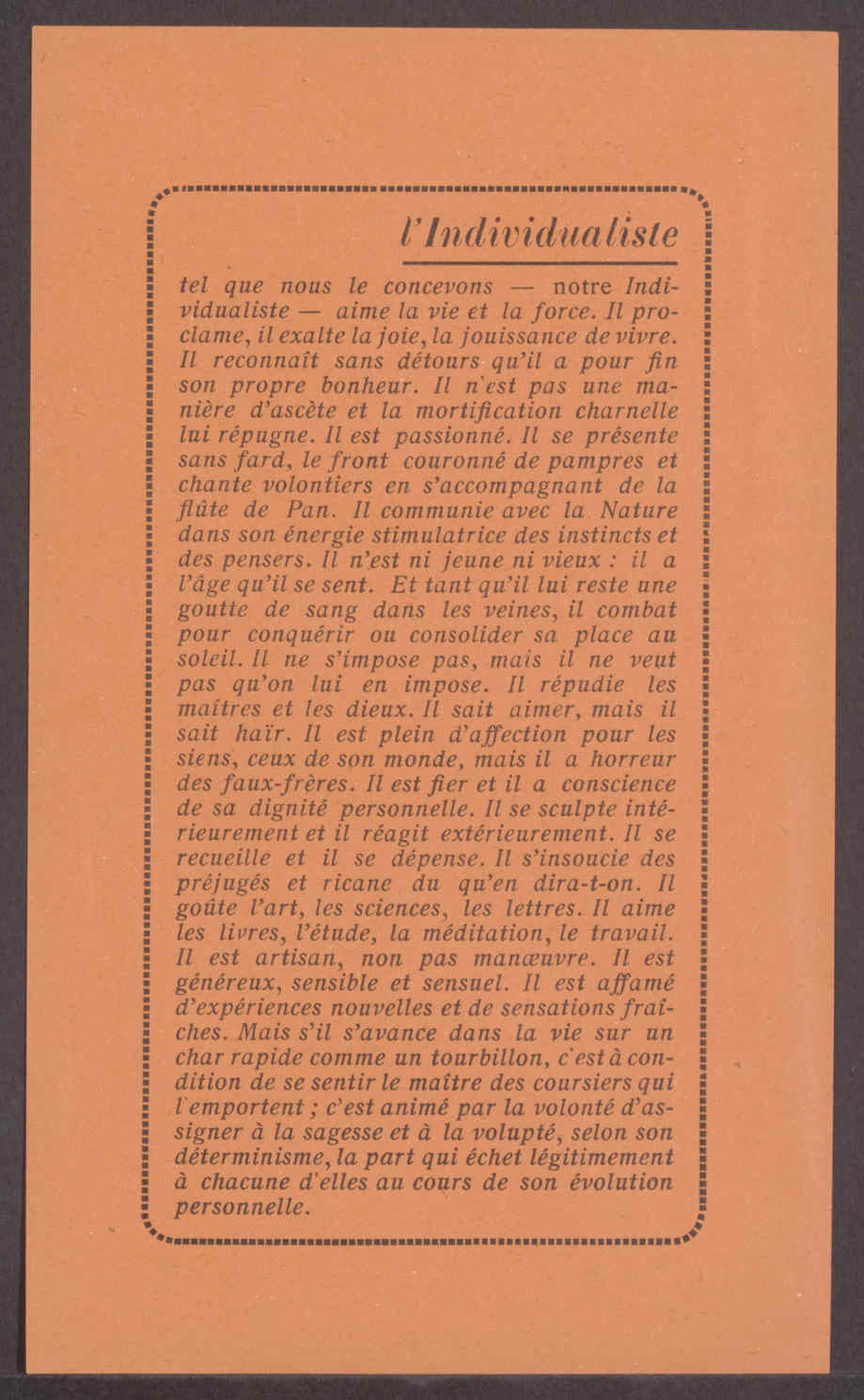 l'individualiste - The Libertarian Labyrinth