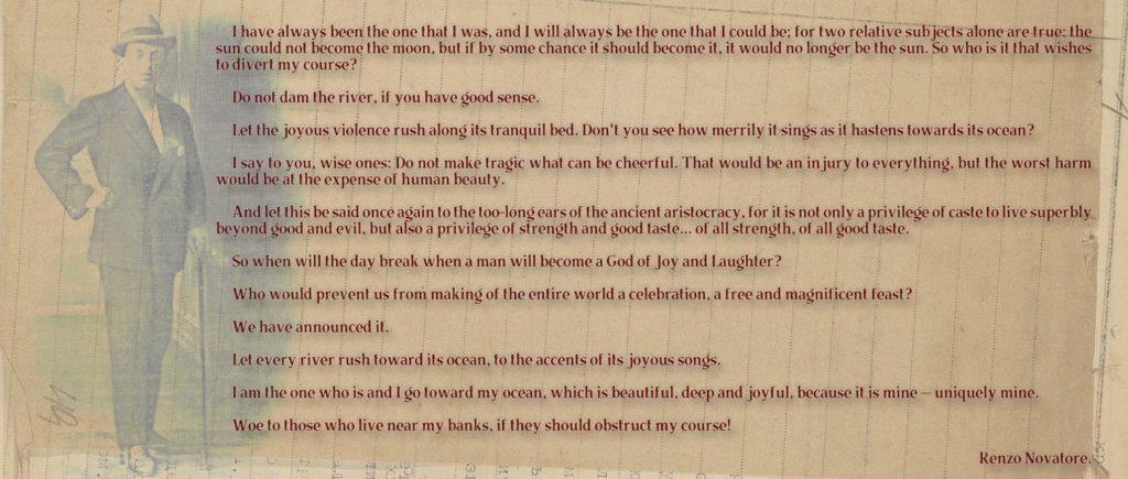 Renzo Novatore, "Je... / I..." - The Libertarian Labyrinth