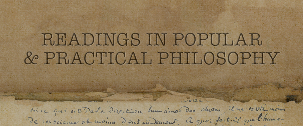 Readings in Popular and Practical Philosophy - The Libertarian Labyrinth